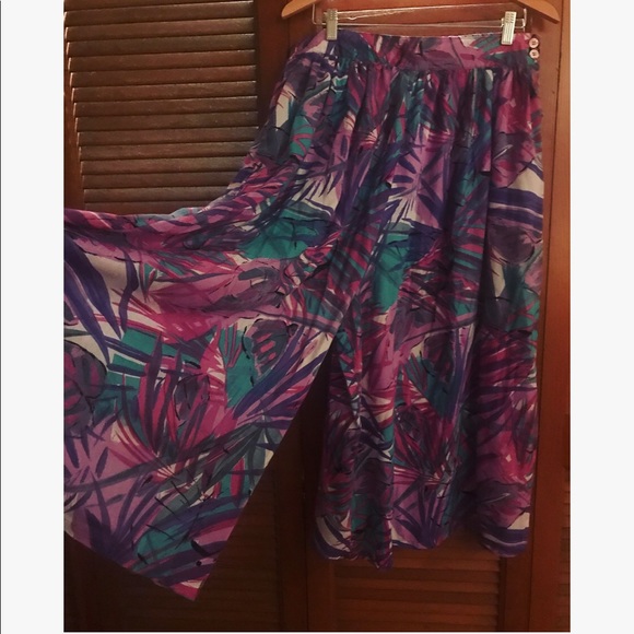 crossroads | Pants & Jumpsuits | Vintage Wide Leg Cotton Pants | Poshmark